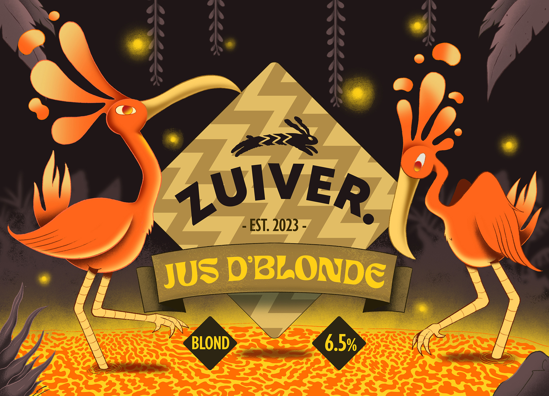 Beer Label by Florian Farhay on Dribbble