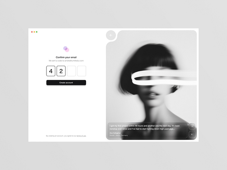 Confirm your email — Untitled UI by Jordan Hughes® on Dribbble