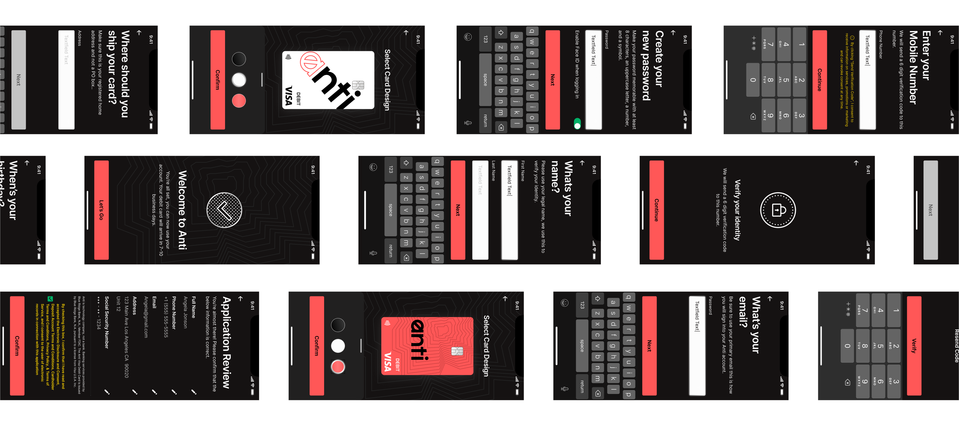 Anti - Banking Application by Sheena McCord on Dribbble