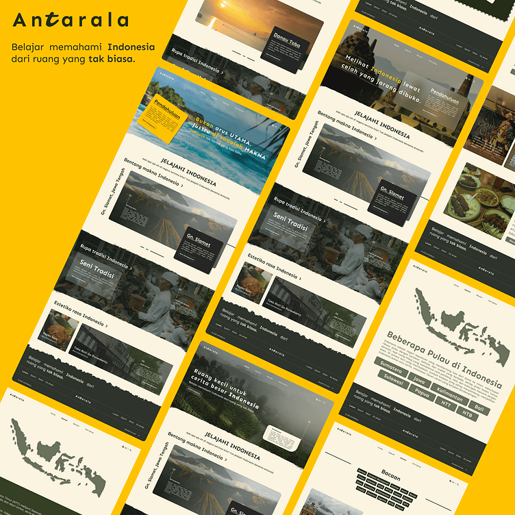 ANTARALA UI DESIGN by Abhista on Dribbble