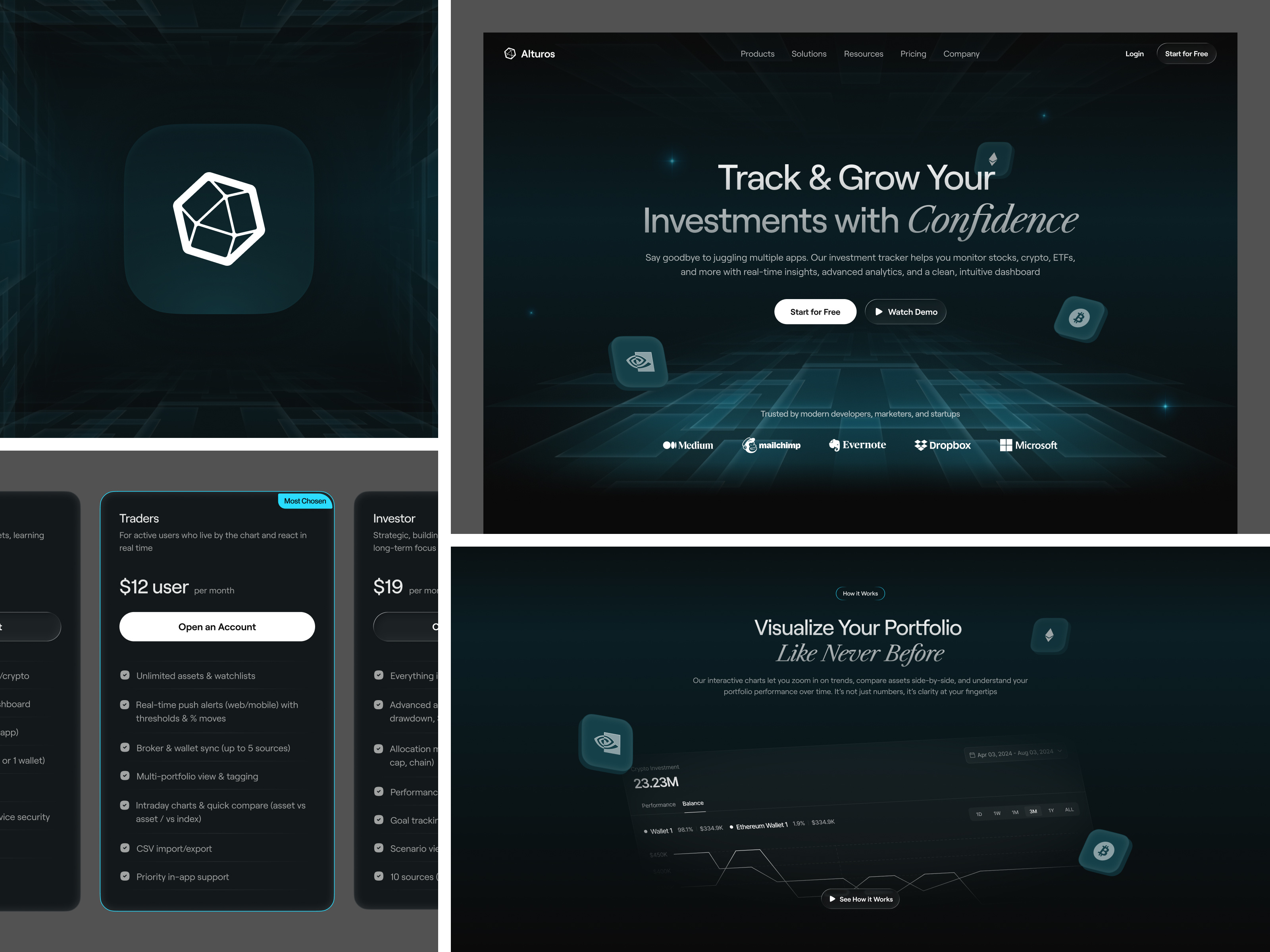 Alturos - Landing Page by Barly Design for Uxerflow on Dribbble
