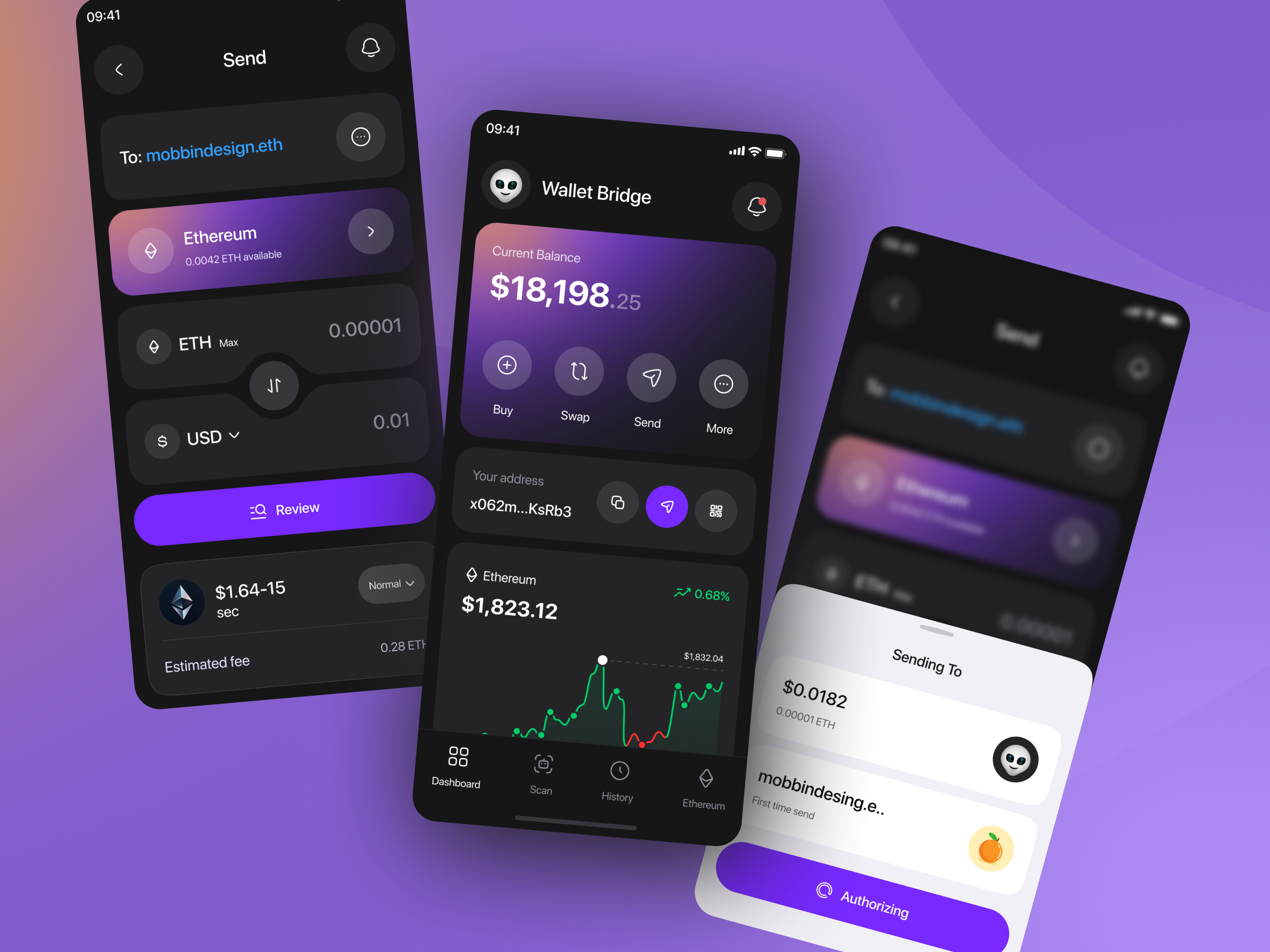 DeFi & Crypto Wallet Mobile App Design - Rainbow by Arafat Mahfuz on Dribbble