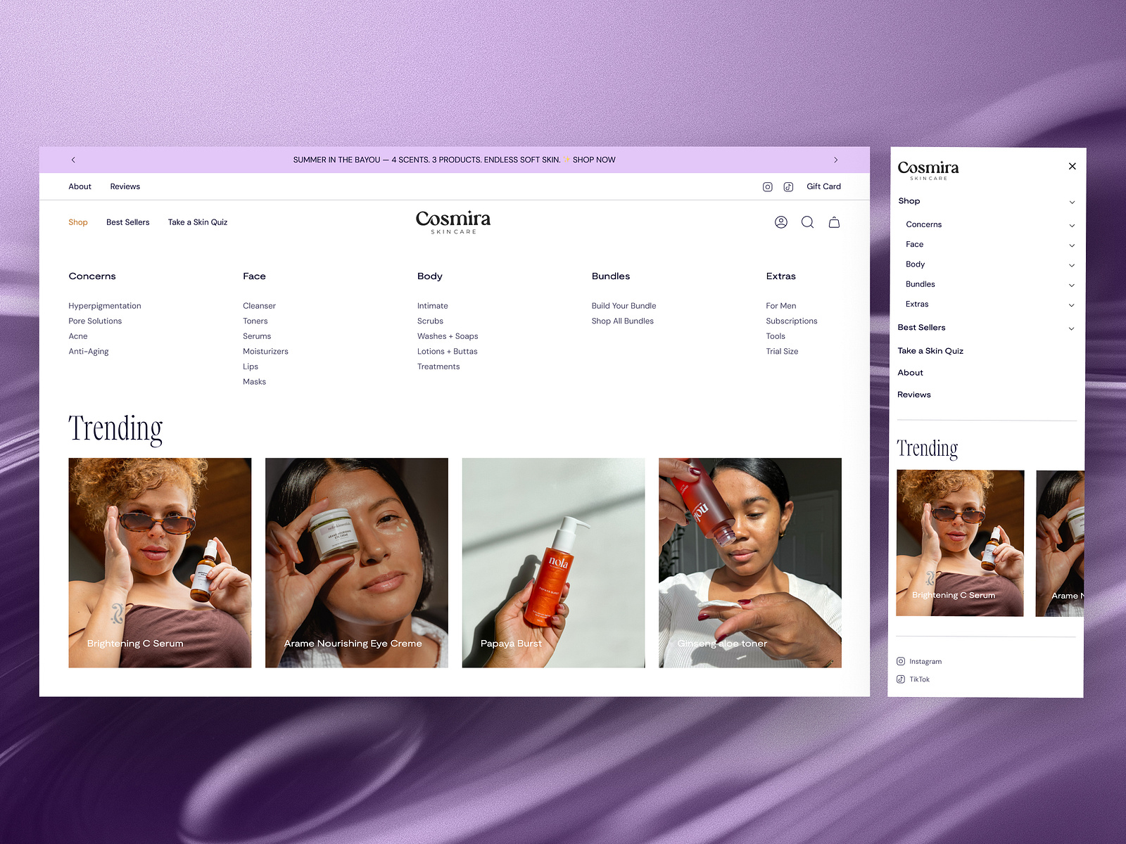 Modern Navbar UI UX Design by Olack on Dribbble