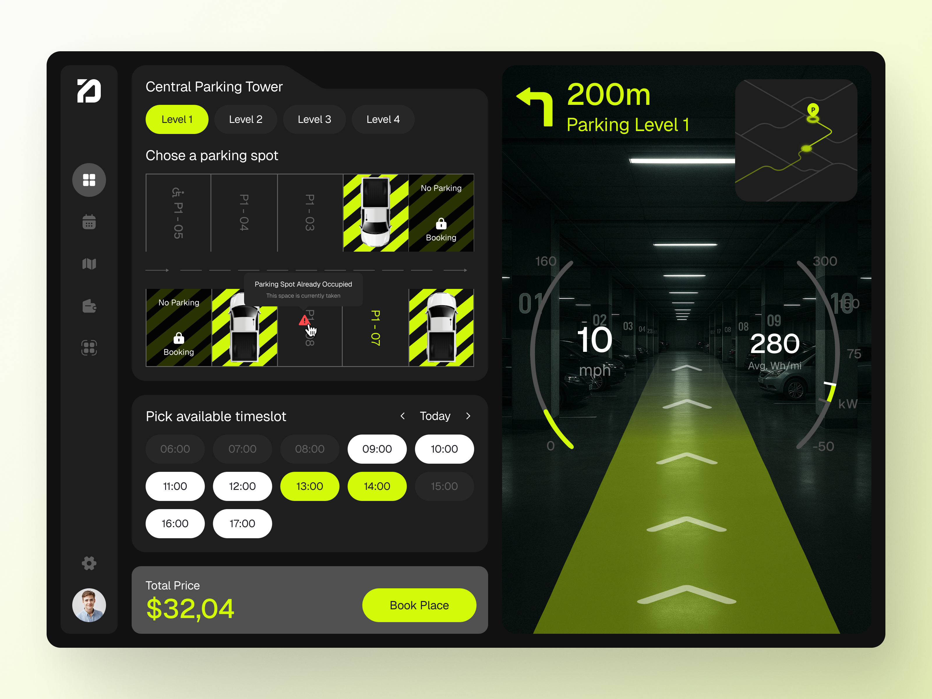 Parksync - Dashboard Parking Management System by Vektora UIUX for ...