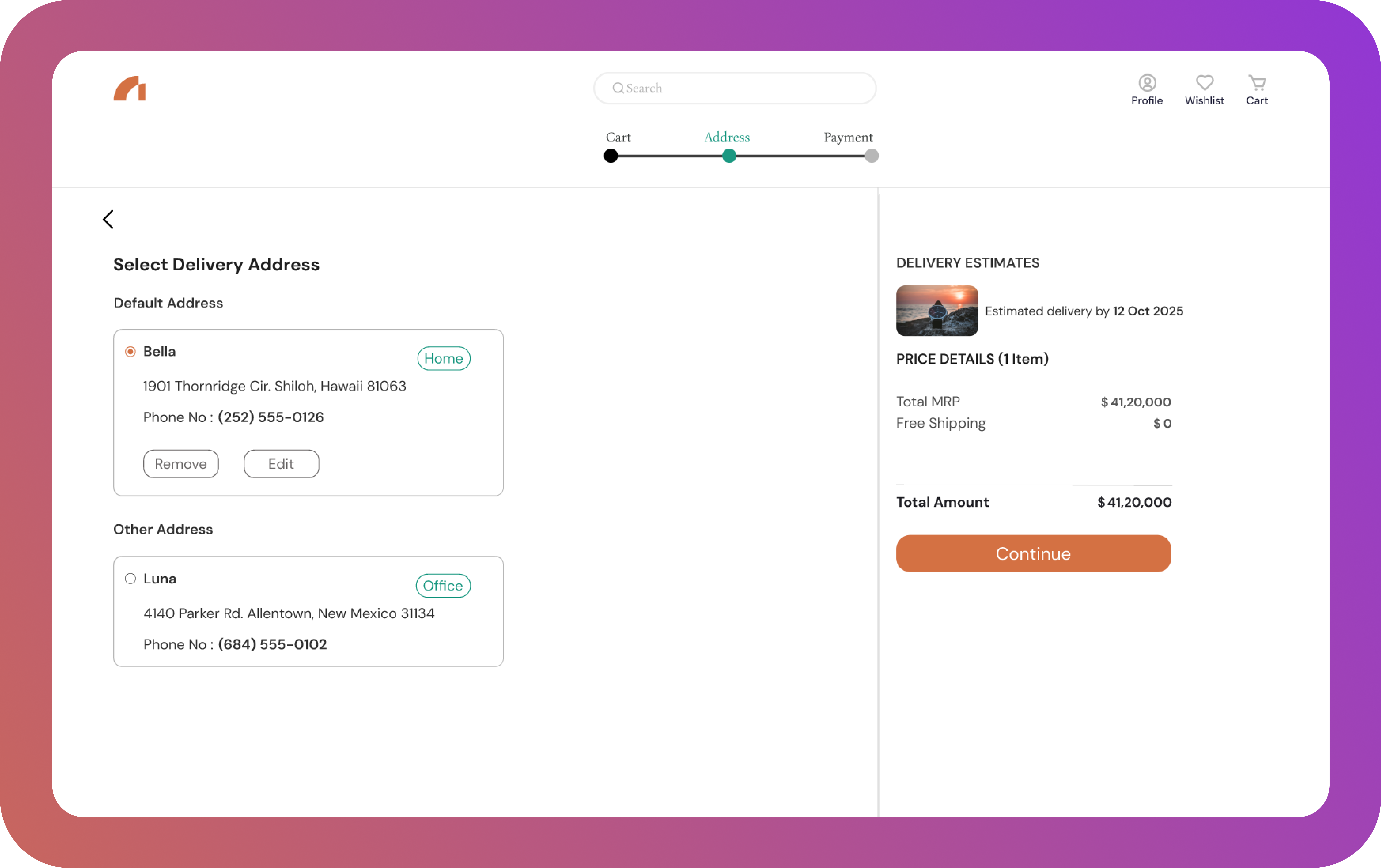 E-commerce Checkout Flow | Daily UI 002 by Rajat Kumar on Dribbble