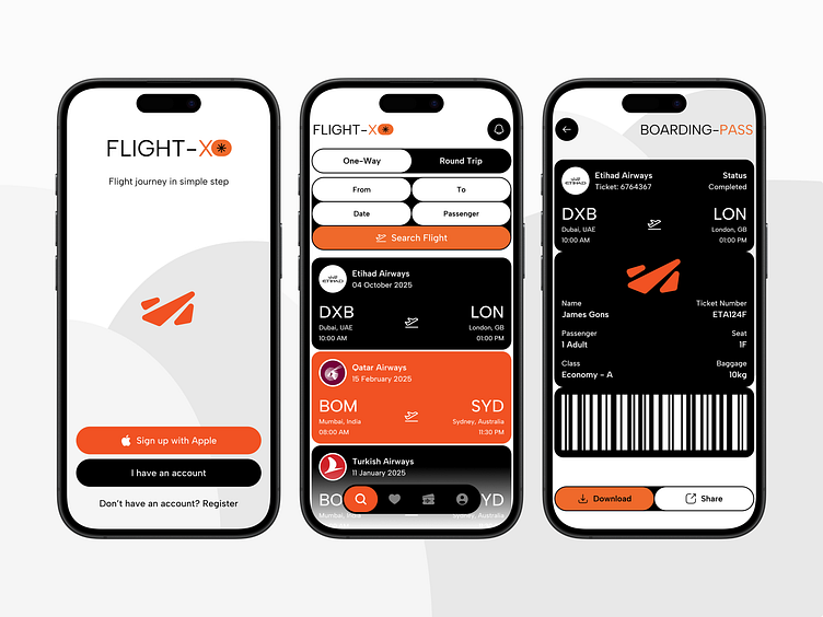 Flight Booking App UI by MindInventory UI/UX for MindInventory on Dribbble