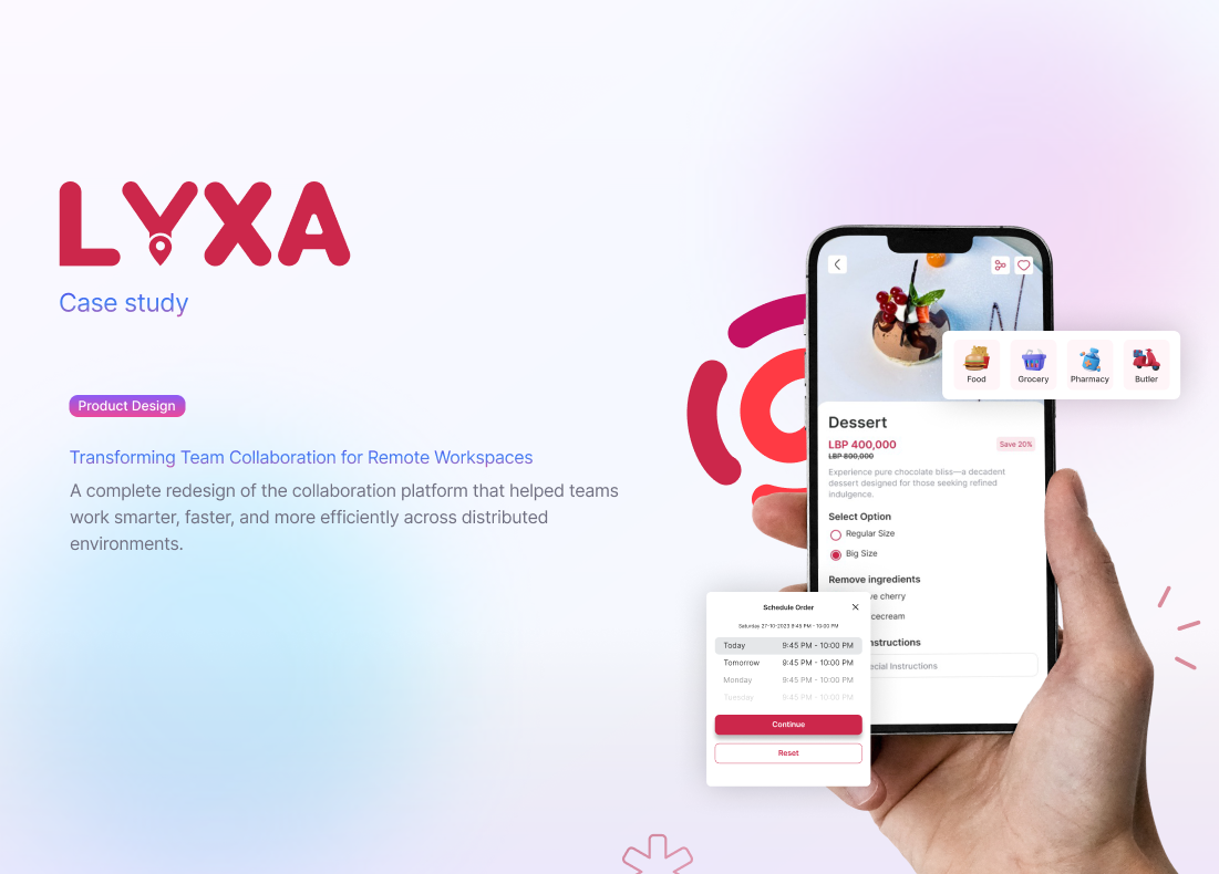 Lyxa Case study by Lima Hammoud on Dribbble