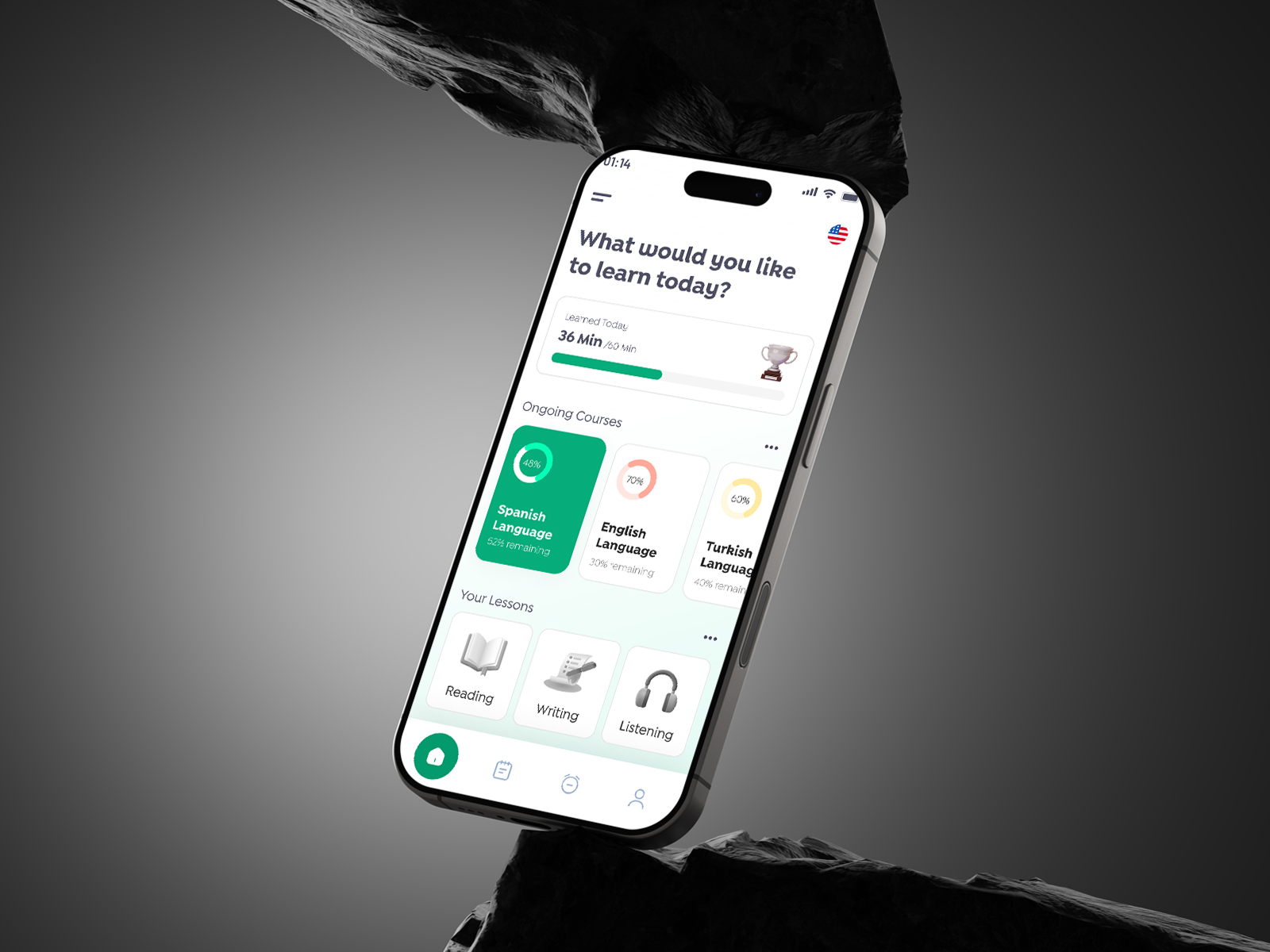 Smart AI Language Learning App Concept (UX/UI) by Asiq M. for Netro ...