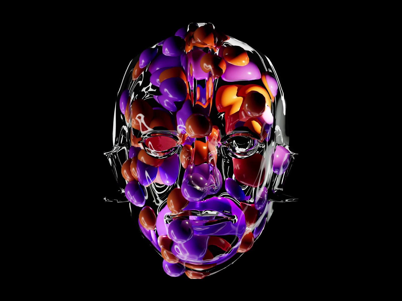 3D Mapping Head Experiment by Olivka Design on Dribbble