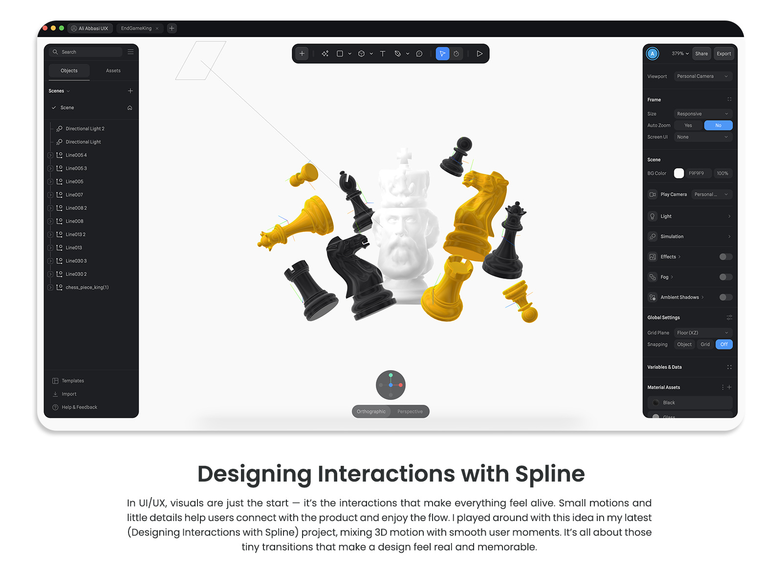 Designing Interactions with Spline by Ali Abbasi on Dribbble