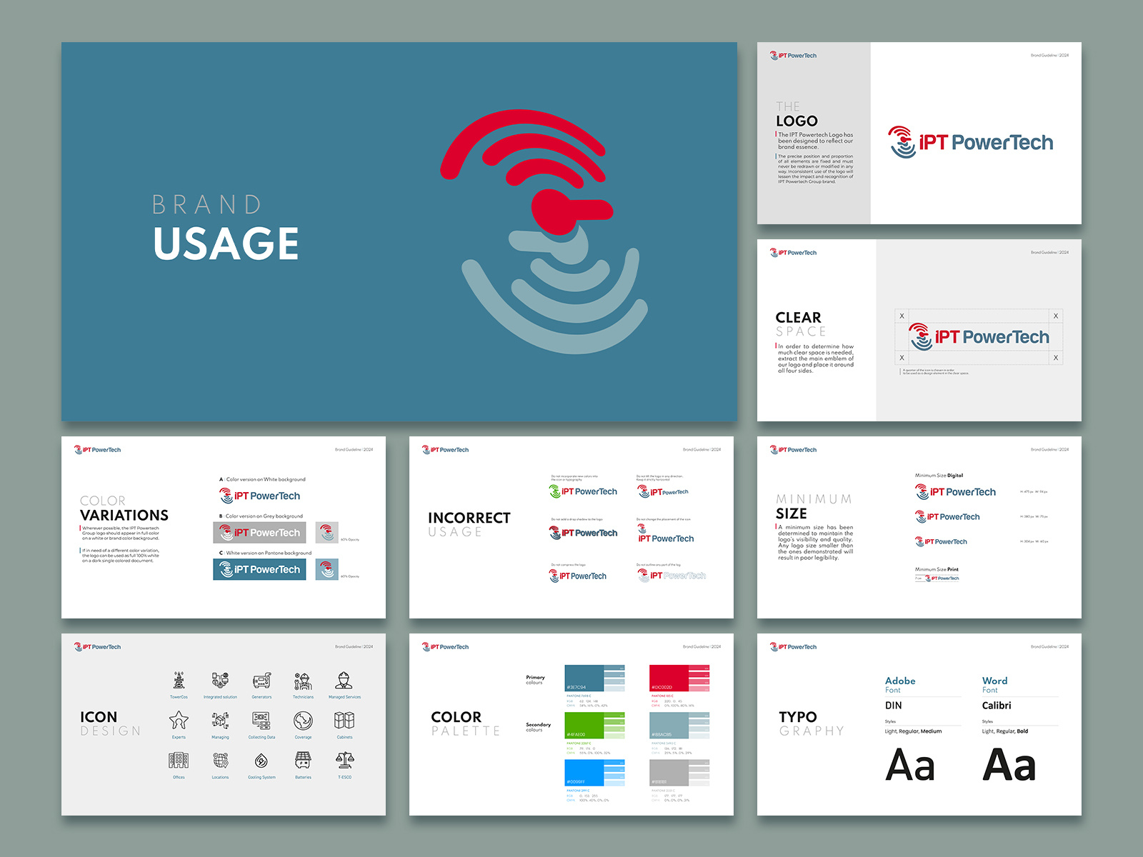 Full Branding Design for IPT Powertech by Temis on Dribbble