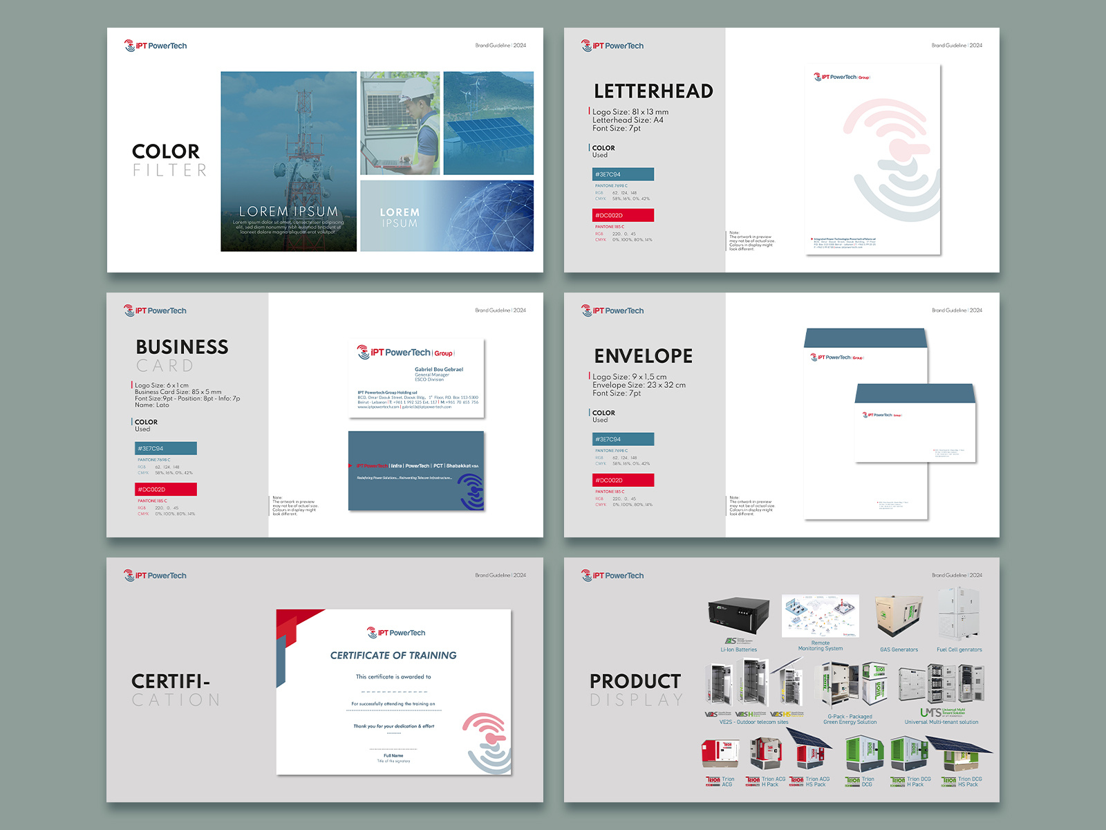 Full Branding Design for IPT Powertech by Temis on Dribbble