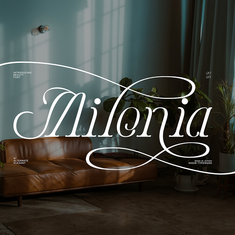 Milonia - Classic Serif by Khoir Typework on Dribbble