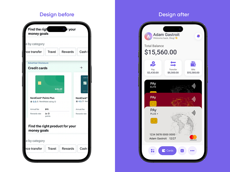 Finance Mobile iOS App Design by Purrweb UI/UX Agency on Dribbble