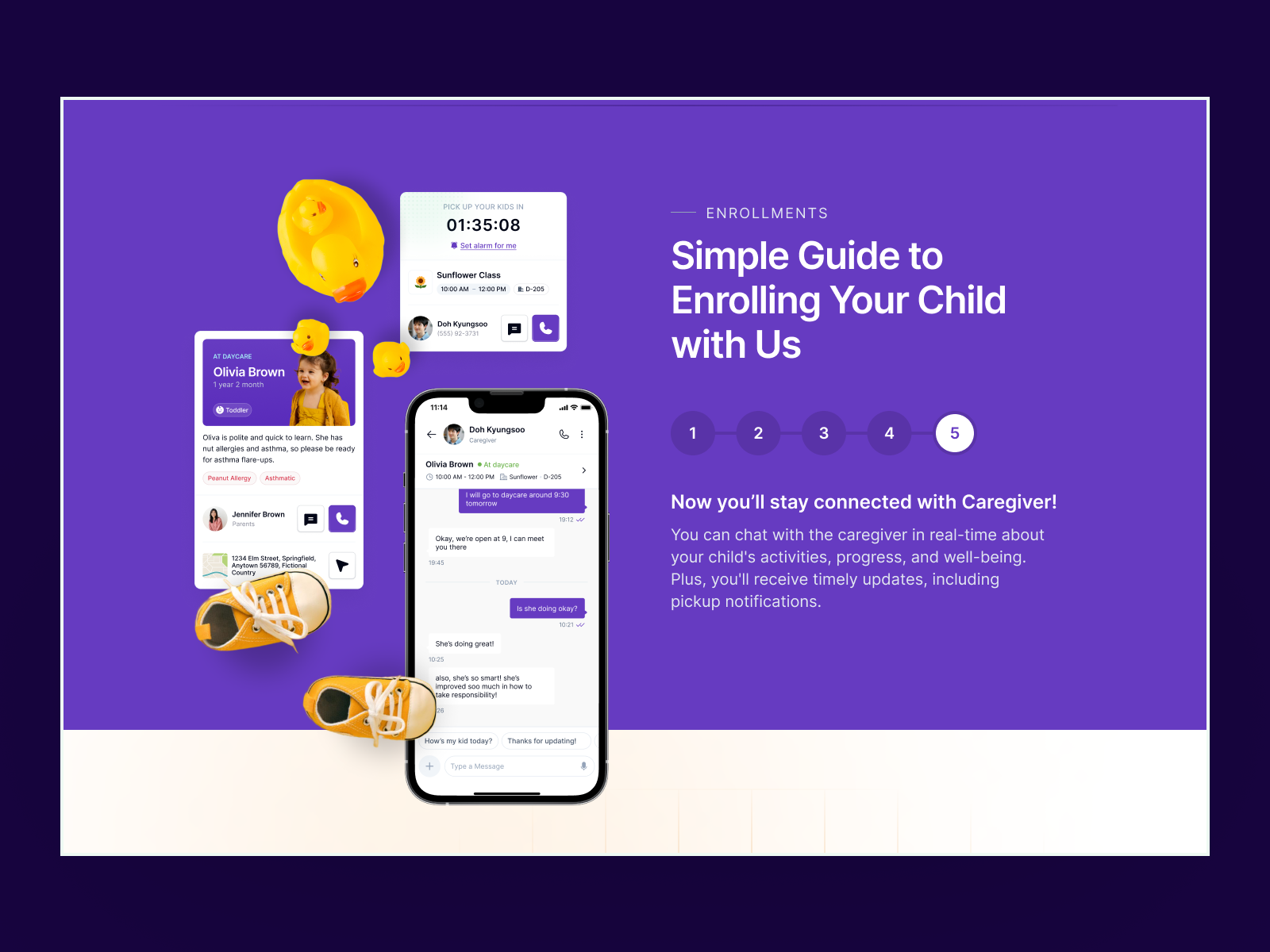 🌸 Blossom BudsCare • Daycare Landing Page by Viola Primadewi for 10am ...