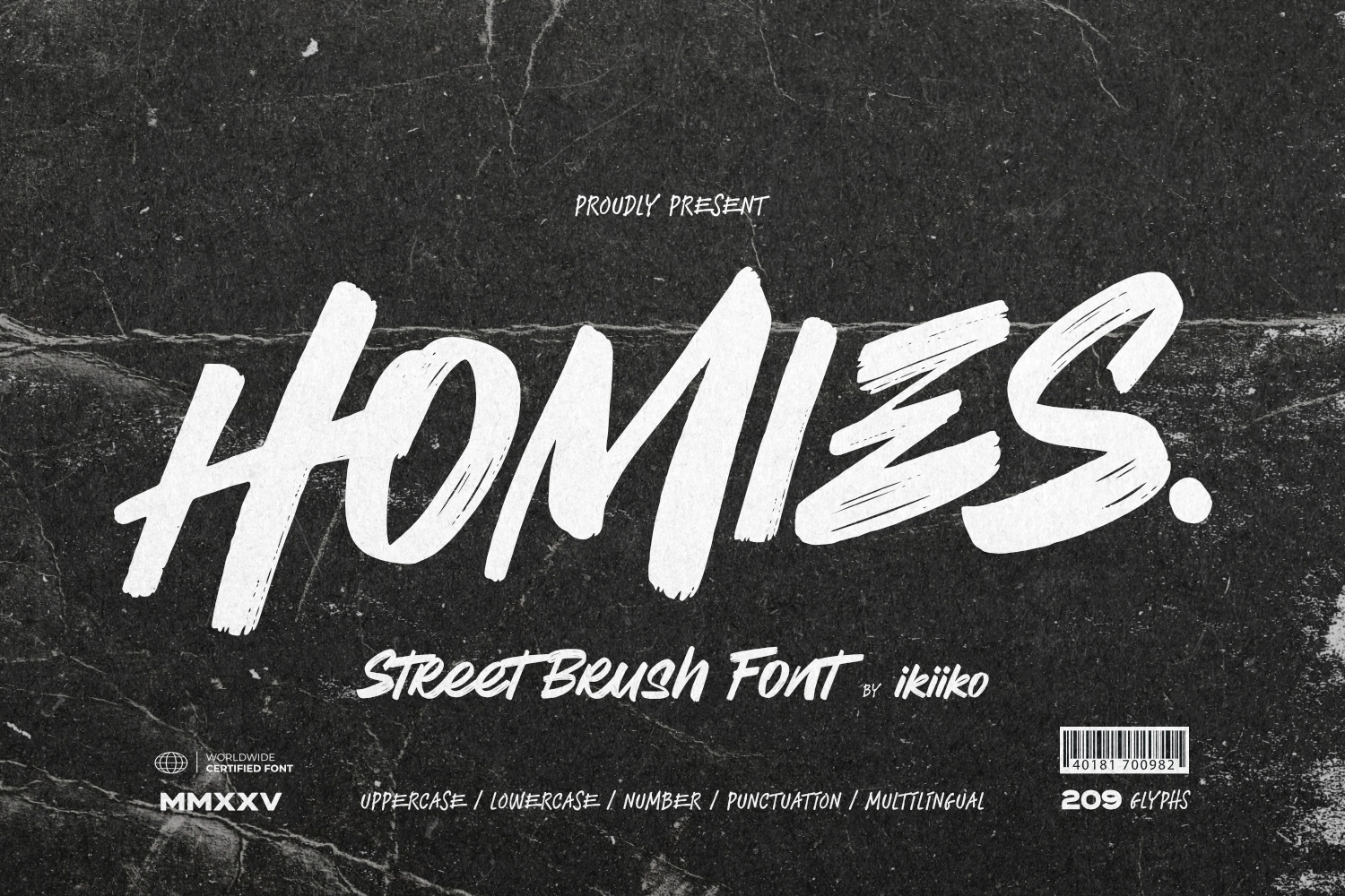 Homies - Street Brush Font by Ikiiko Type on Dribbble