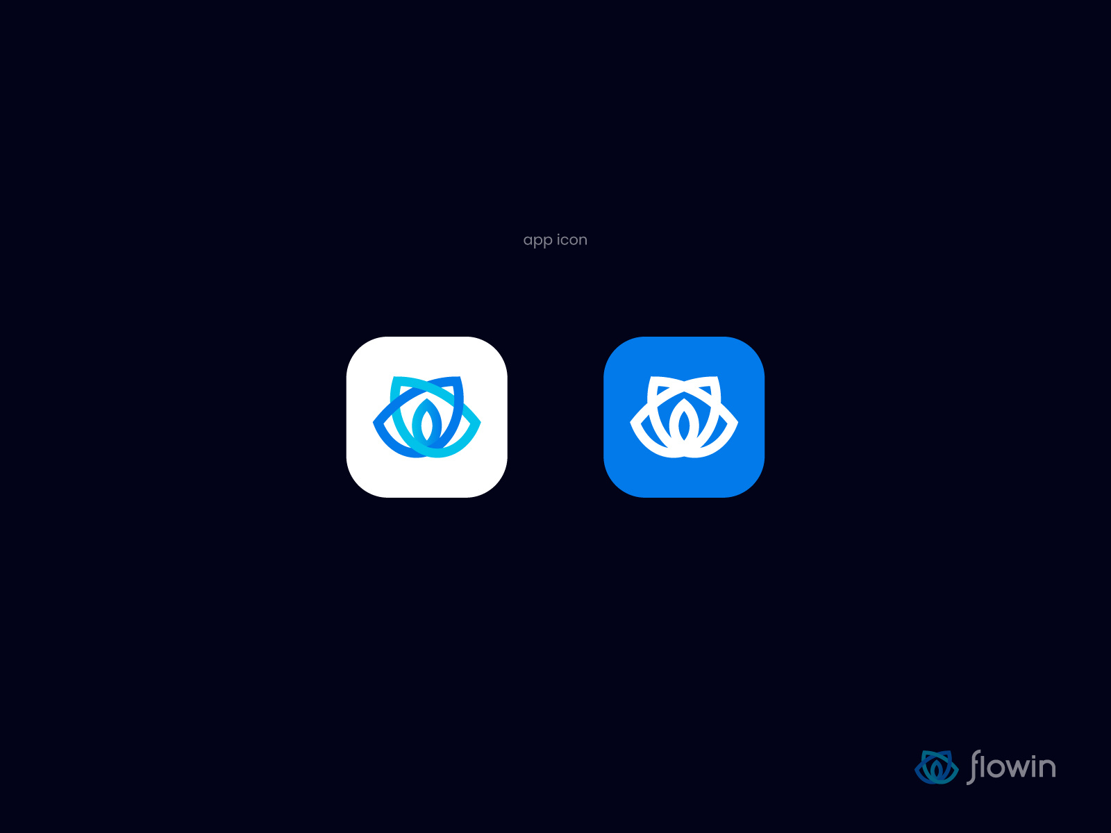 flowin logo by Rakibul Design on Dribbble