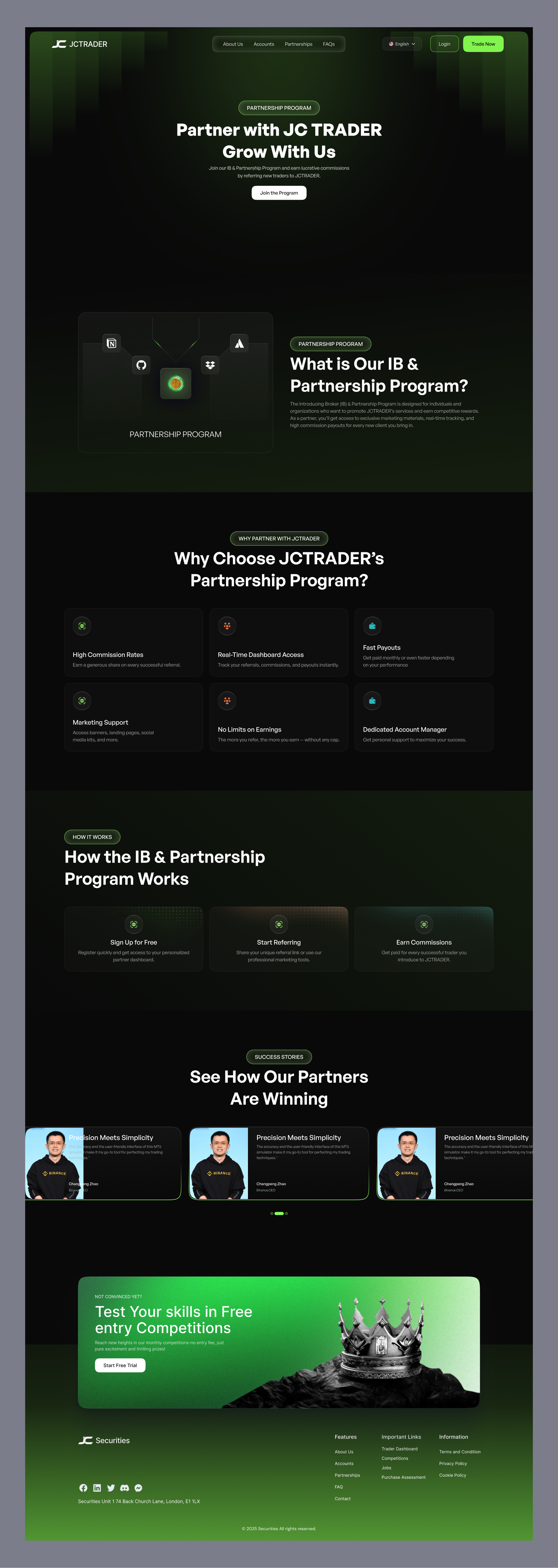 Trading Landing Page | Affiliate by Naimur Rahman on Dribbble