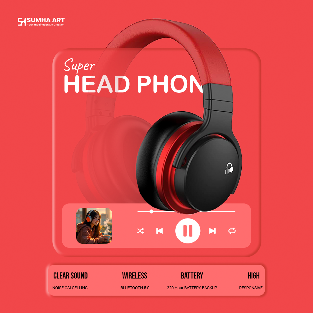 Headphone ads post design for your business growth by MD HABIB MOLLA on ...