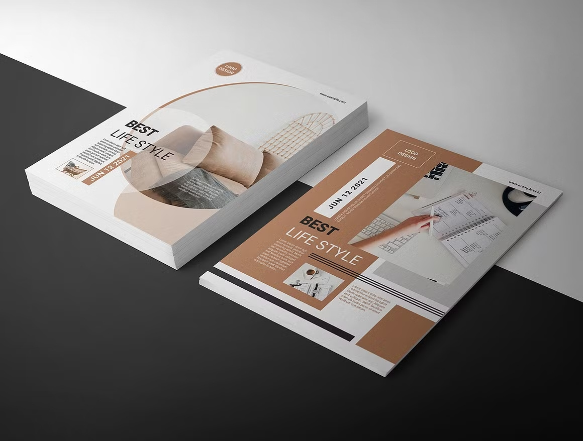 Minimal Flyer Design by Mukhlasur Rahman on Dribbble