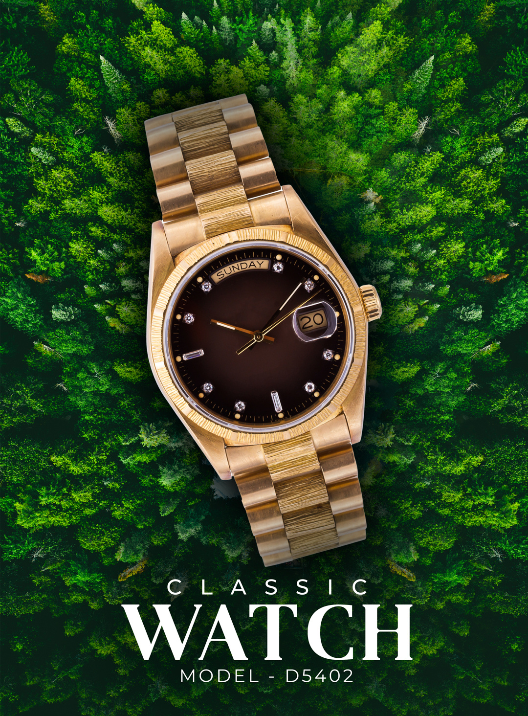 Minimal Luxury Watch Ad Design by Sibana Jahan on Dribbble