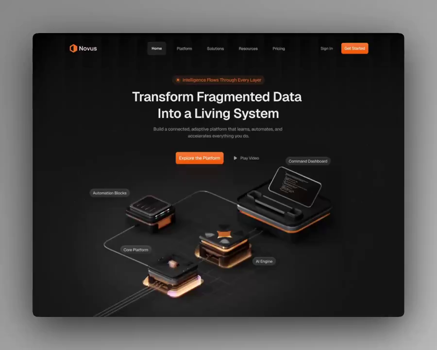 Futuristic Web Design by Tariq Ali on Dribbble