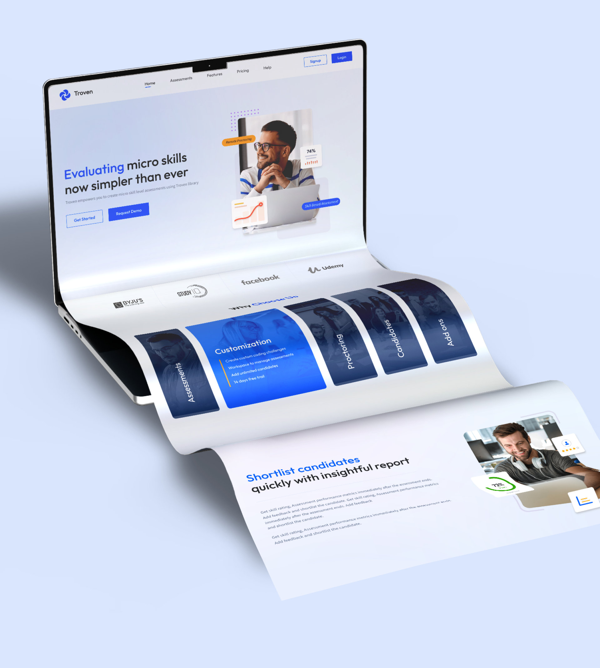 Troven | SaaS Platform for Secure Online Assessments by Pankaj Patel on ...