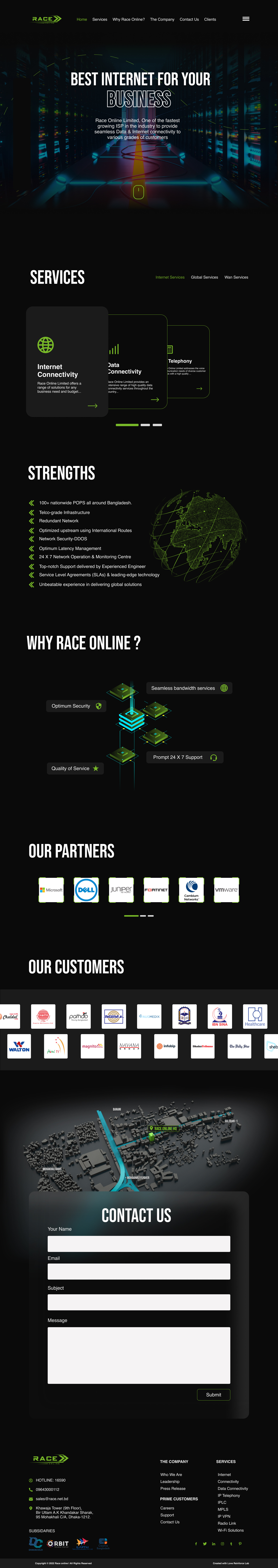 Internet Service Provider Website Design by Imtiaz Shamrat on Dribbble