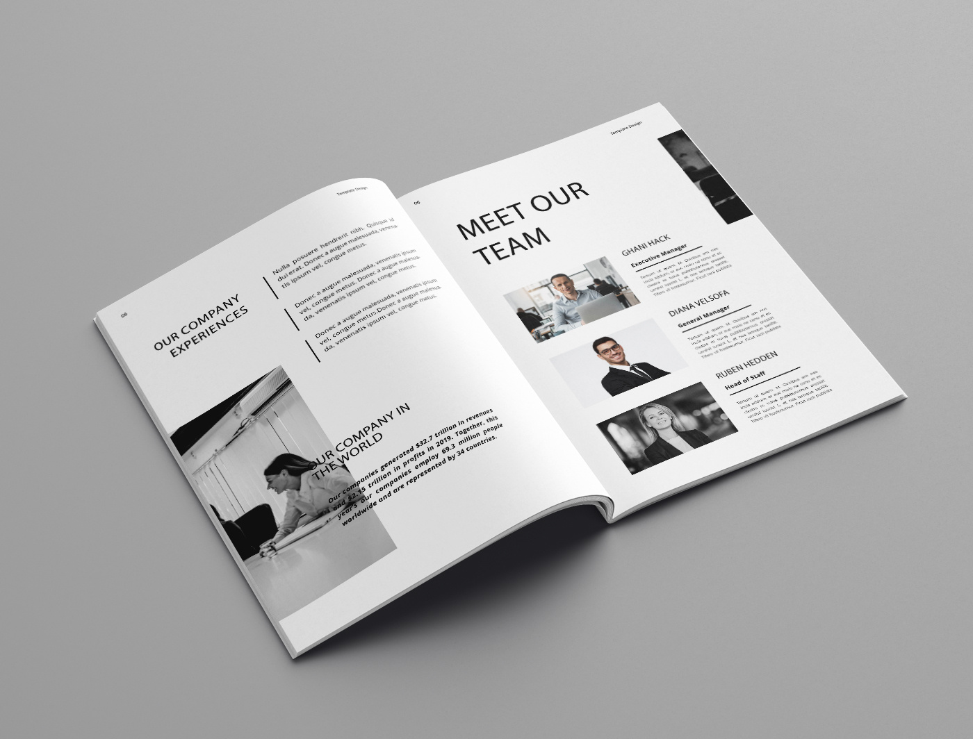 Creative Company Profile Template by Graphictemp Store on Dribbble