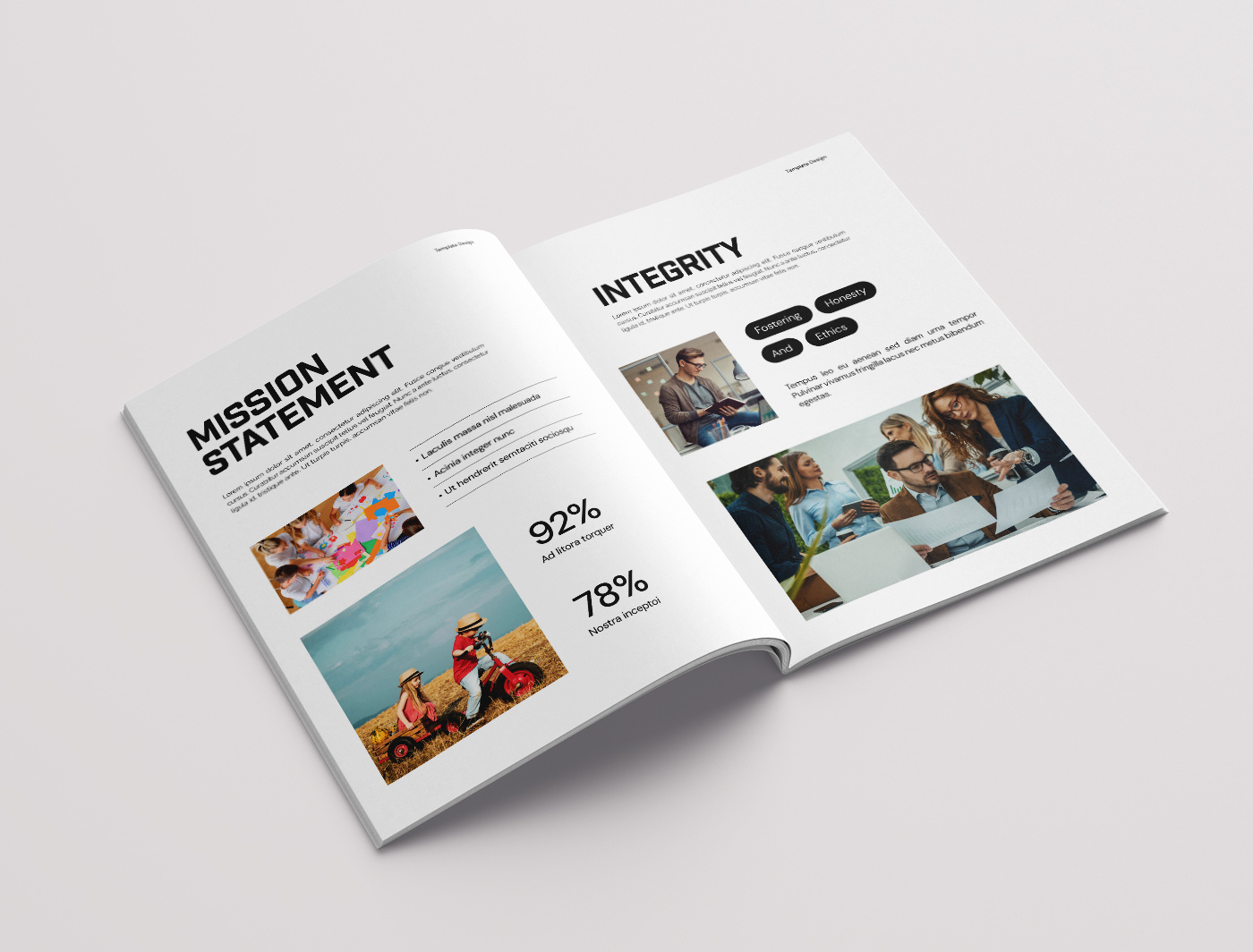 Modern Student Handbook Template by Graphictemp Store on Dribbble