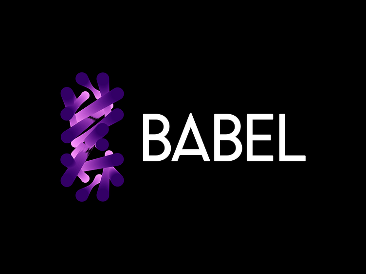 Babel, communication tech and translation company logo design by Alex ...