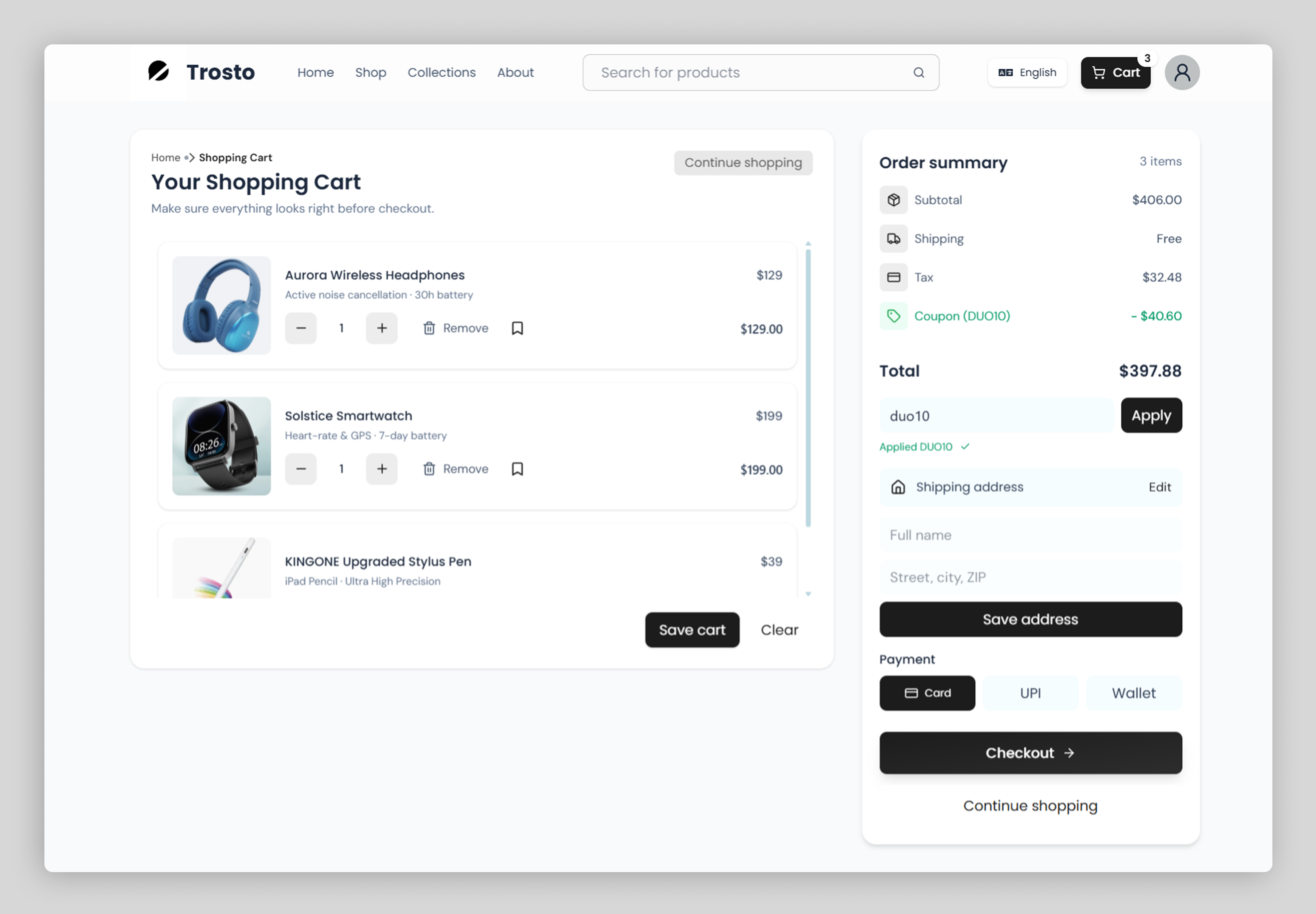 Browse thousands of Shopping Cart images for design inspiration | Dribbble