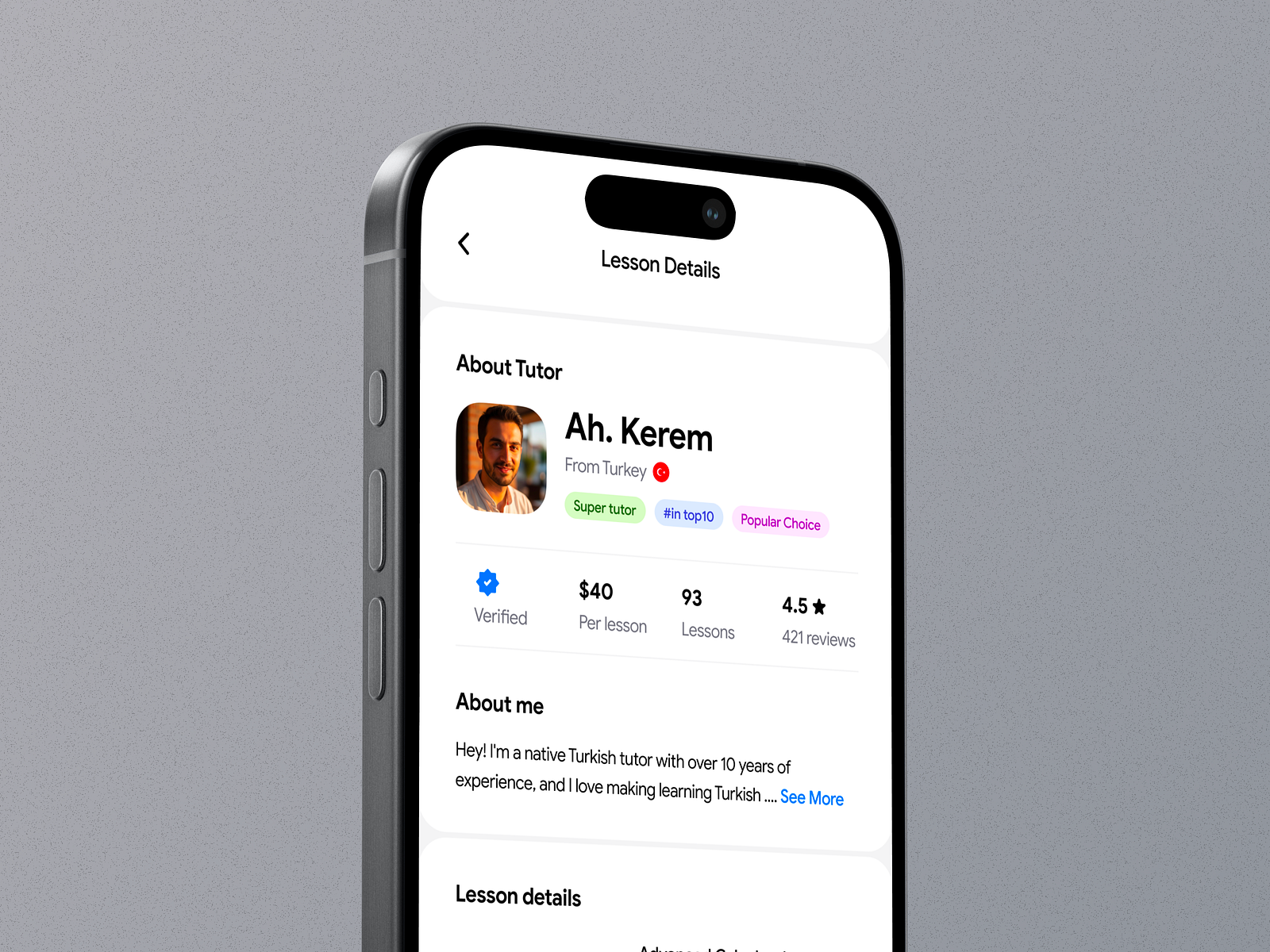 Language Learning App UI by Raju Husen for Quari Lab on Dribbble