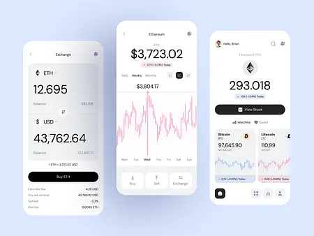 Trading App designs, themes, templates and downloadable graphic ...