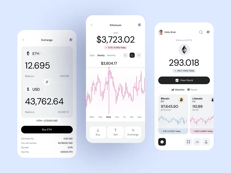 Trading App designs, themes, templates and downloadable graphic ...