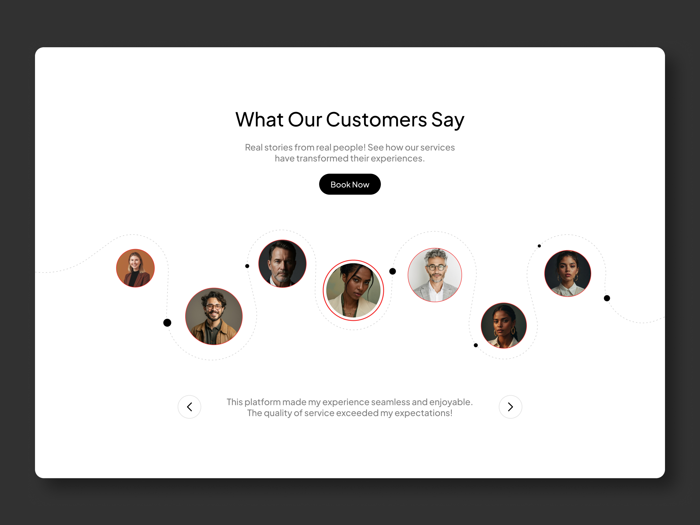 UI Wiki - Customer Testimonial Slider UI Design by UI Wiki Studio on ...