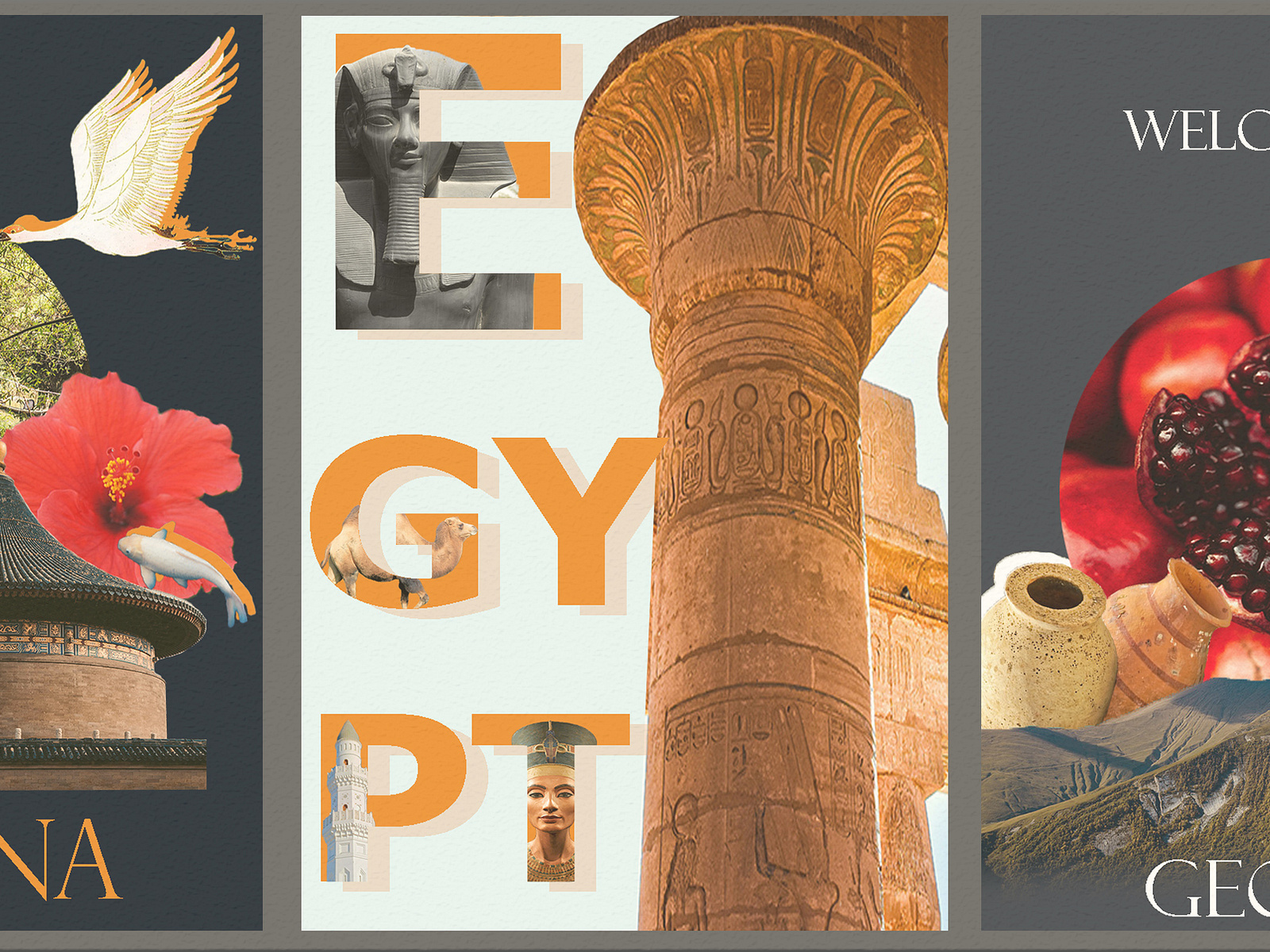 Global Greetings: Vector Postcards Set by Yasko Nataliia on Dribbble