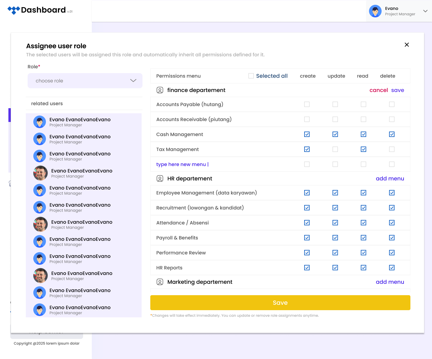 User Access Management - web by Rinrin Karmila on Dribbble