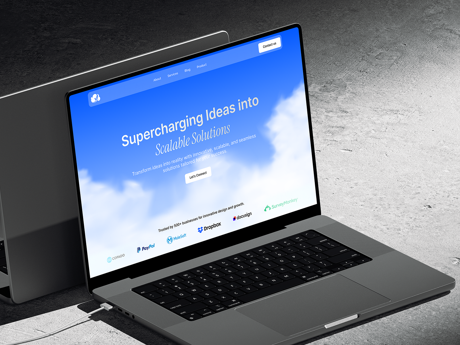Modern Salesforce Service Website Concept by Daksh Patel on Dribbble