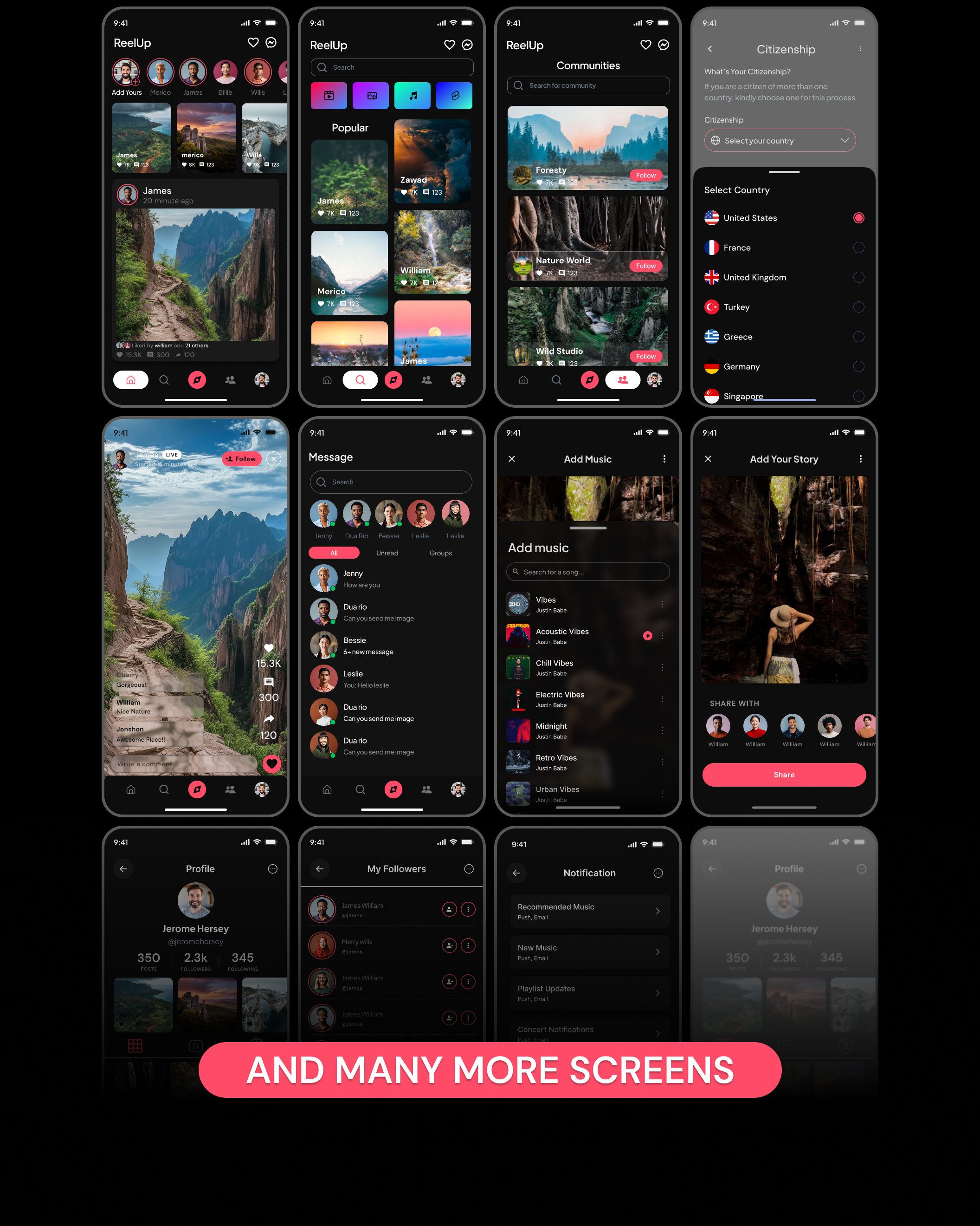 Reels Sharing App Design by Zawad Shahriar on Dribbble