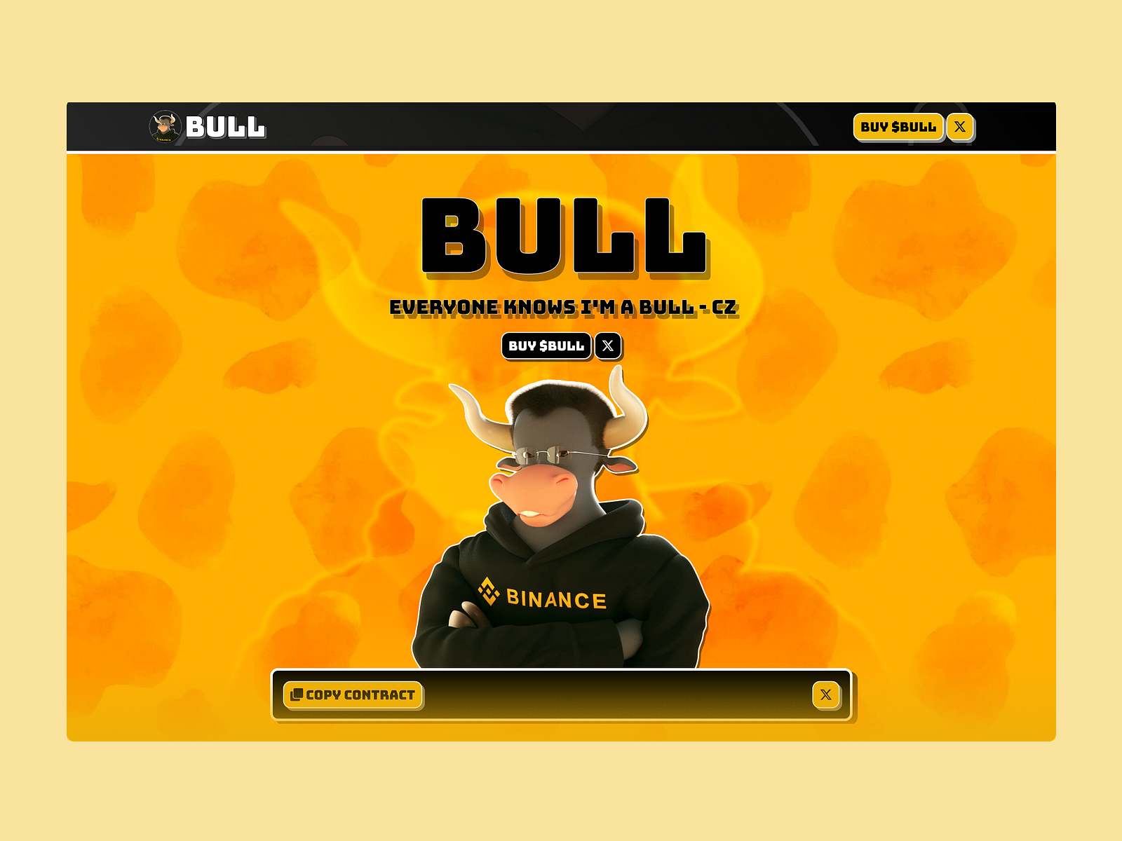 BULL-Meme Coin Landing Page by Meme Coin Expert on Dribbble