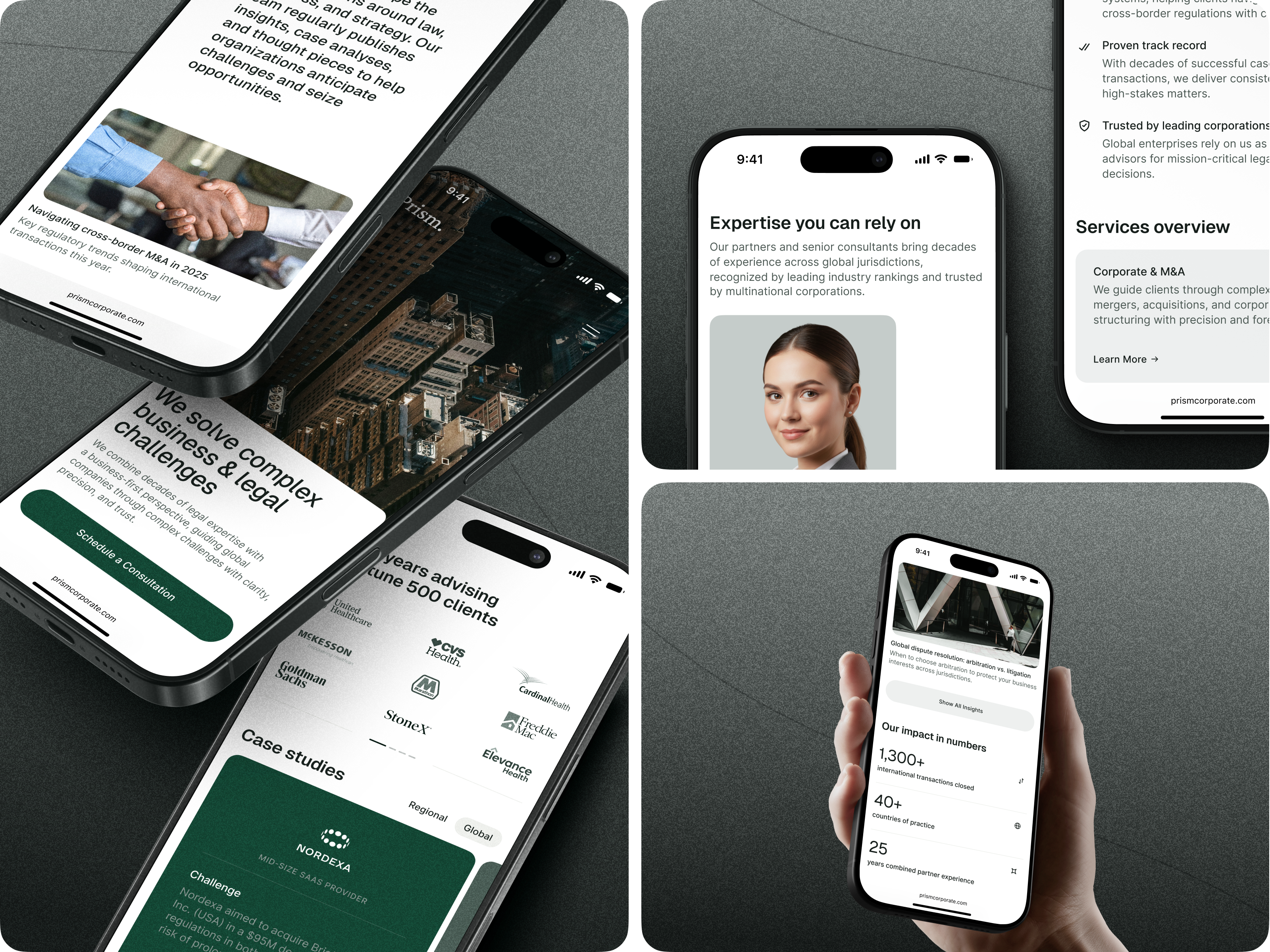 Website Design for Consulting Firm by Conceptzilla on Dribbble