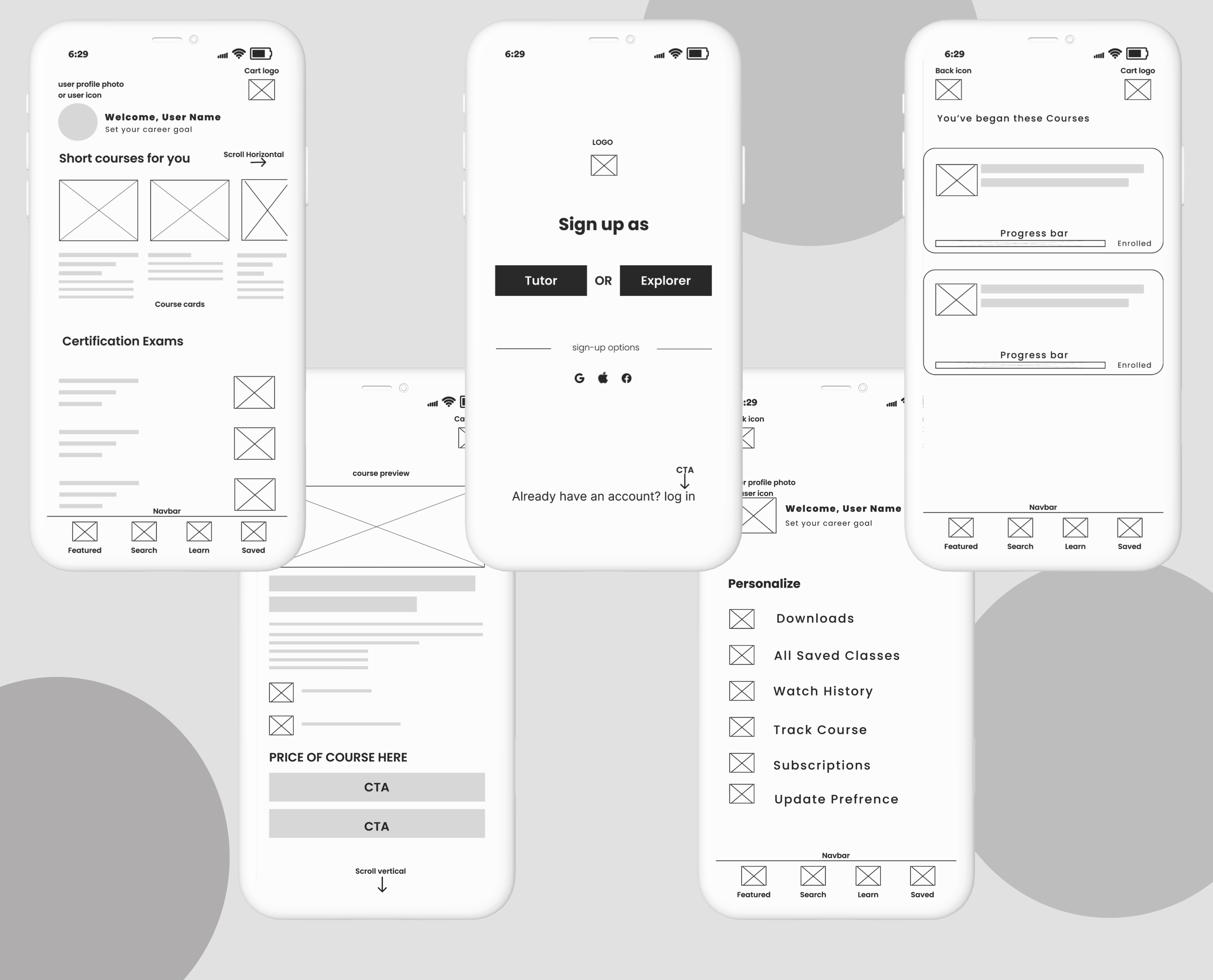 Low Fidelity Wireframe by Kaine on Dribbble