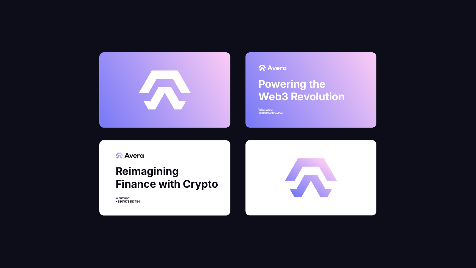 Avera Futuristic Lettermark Logo for Crypto, Web3, and Fintech by ...