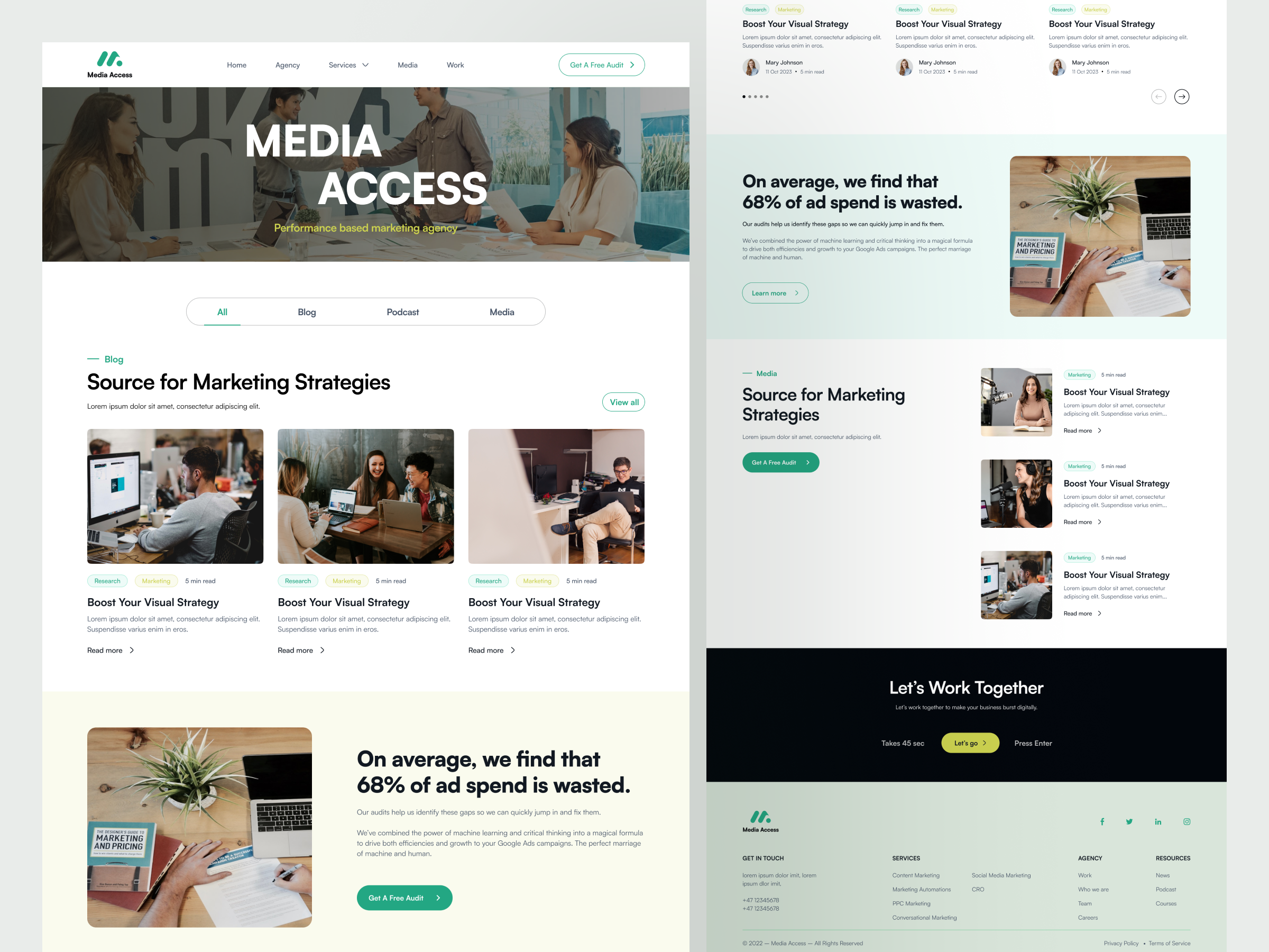 B2B Service Website Design by Ibrahim Khalil on Dribbble
