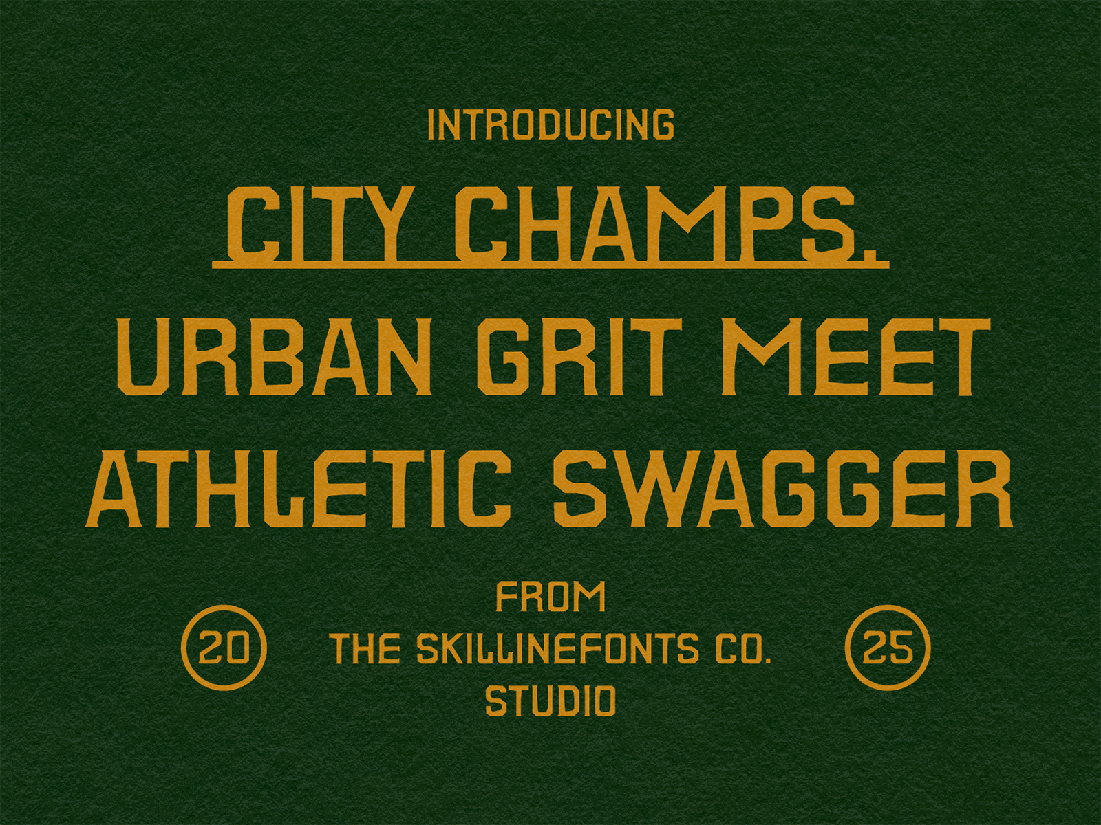 City Champs - Classic Sporty Font by Skilline Fonts Co. for Skilline ...