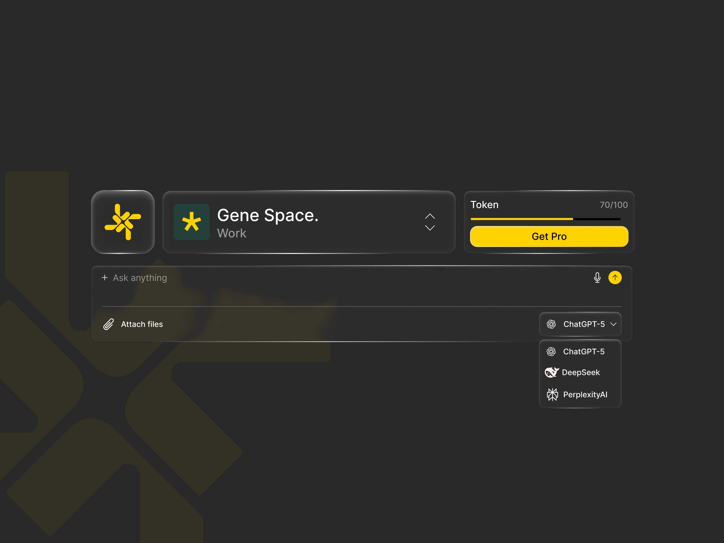 LucidAI - Glassmorphism AI Chat Model Dashboard UI UX Design by LAIN UI ...