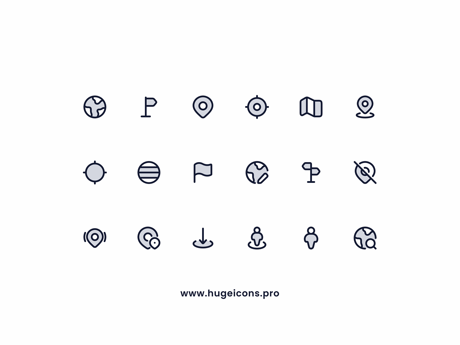 Location and maps icons | 10K+ figma icon library. by Hugeicons on Dribbble