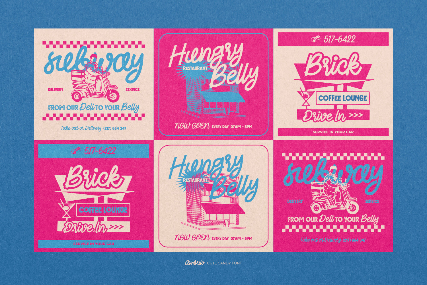 Ambrilo - Cute Candy Font by Ikiiko Type on Dribbble