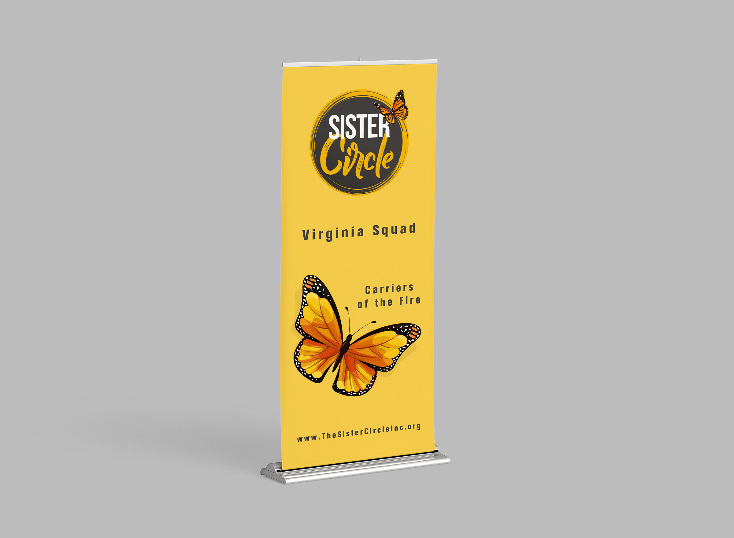 Pull-Up Banner – Sister Circle Virginia Squad by Rahat Abir on Dribbble